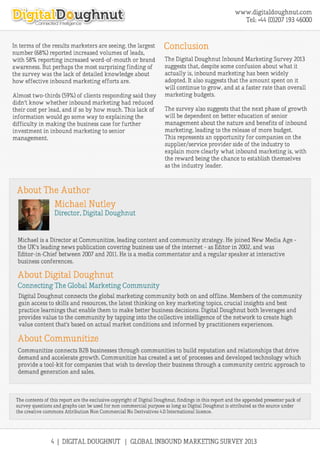 Global Inbound Marketing Report 2013 | PDF | Logistics | Business