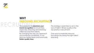 Inbound recruiting by Zelos | PPT