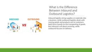 Types of logistics: Inbound vs. Outbound.pptx