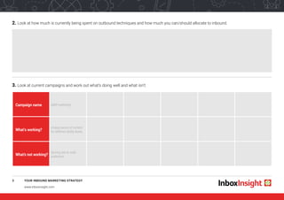 Inbound Marketing Strategy [Template] | PDF