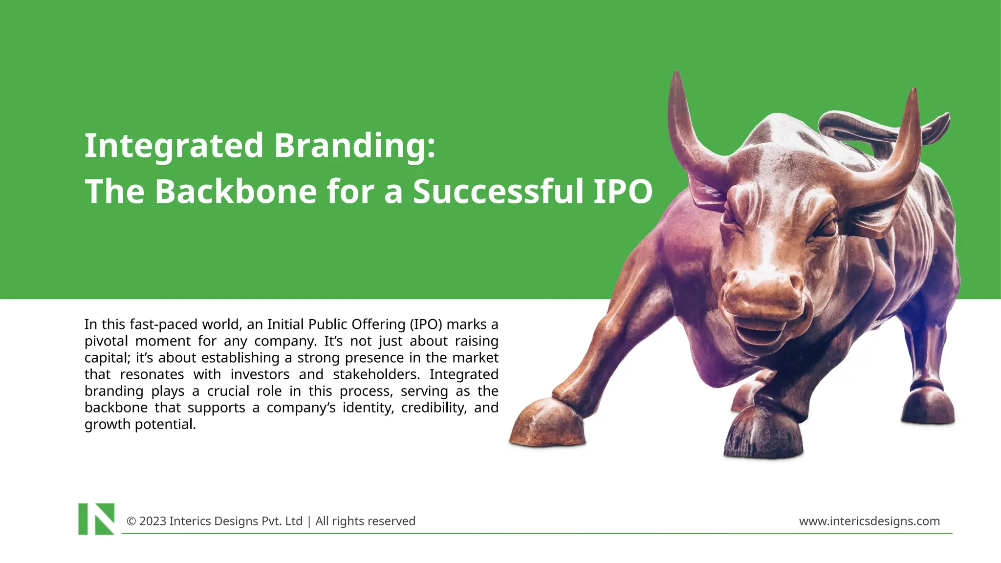 Integrated Branding: The Backbone for a Successful IPO | PPT
