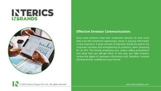 Integrated Branding: The Backbone for a Successful IPO | PPT