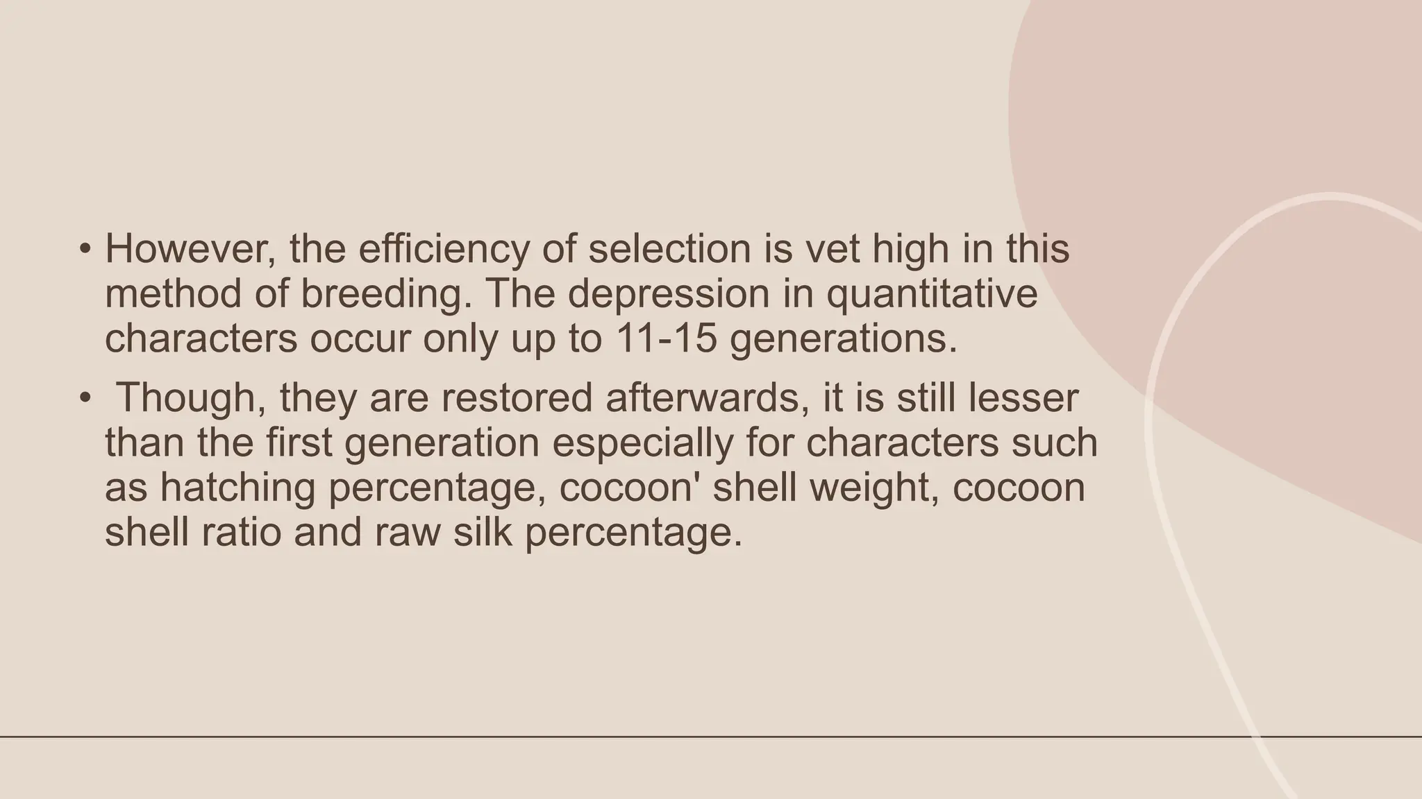 inbreeding methods of the mulberry .pptx | Infertility | Reproductive ...