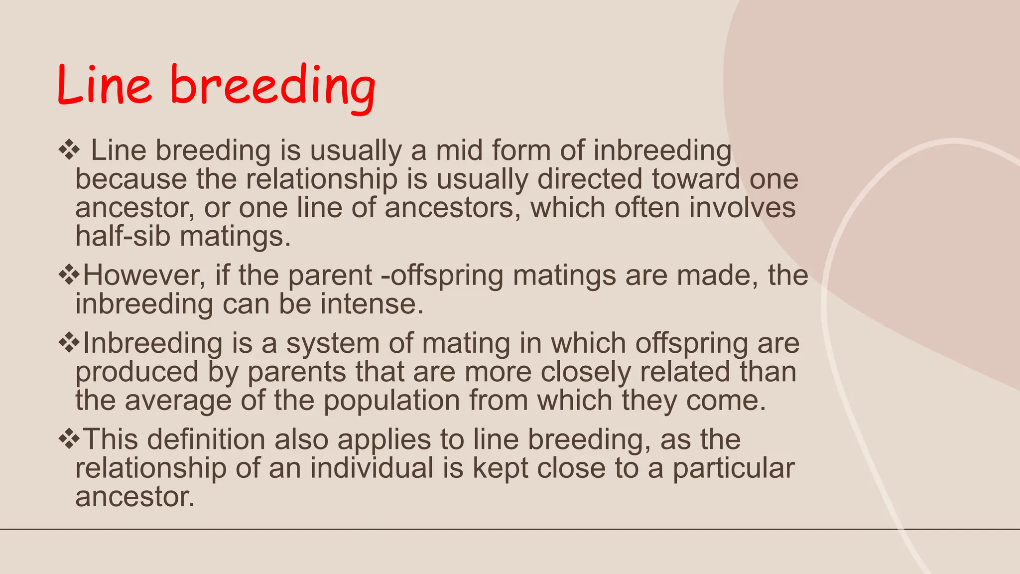 inbreeding methods of the mulberry .pptx | Infertility | Reproductive ...