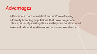 inbreeding methods of the mulberry .pptx | Infertility | Reproductive ...