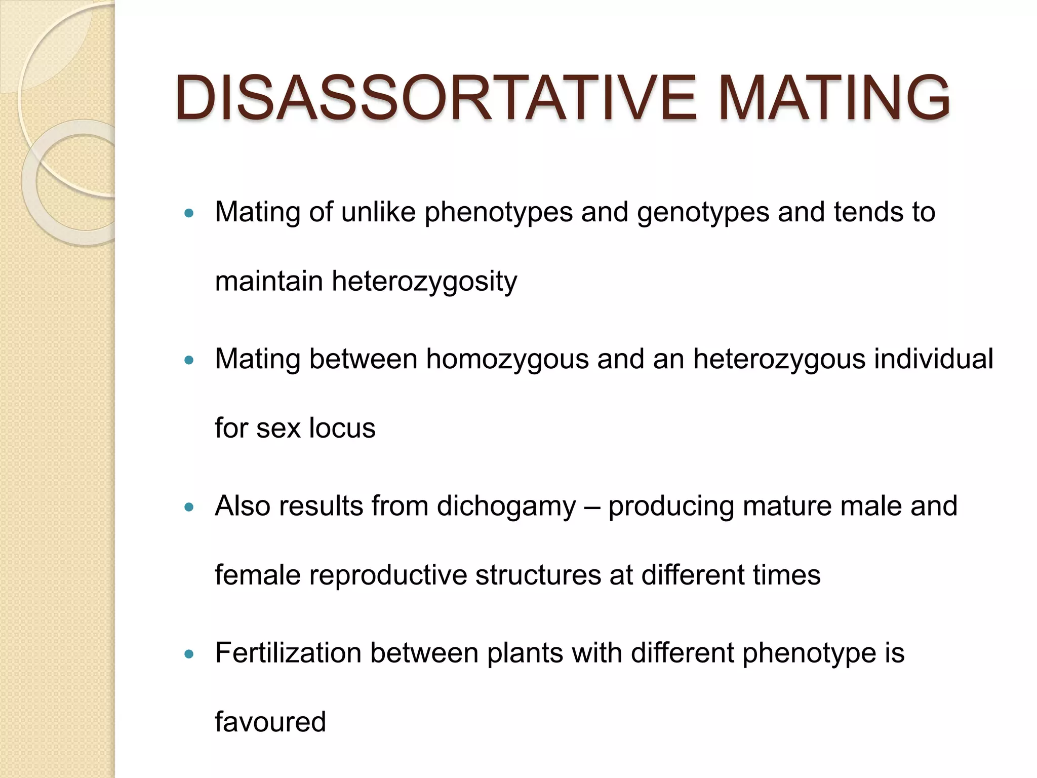 Inbreeding and outbreeding | PPTX
