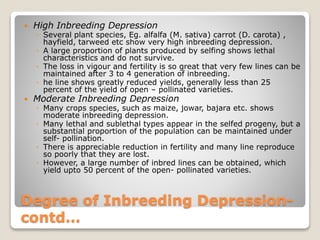Inbreeding and inbreeding depression | PPTX