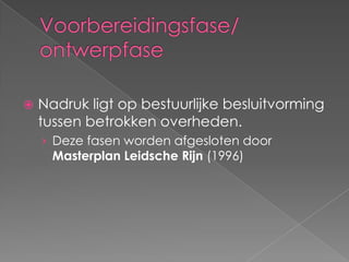 Inbreng actoren Procesmanagement Leidsche Rijn | PPT