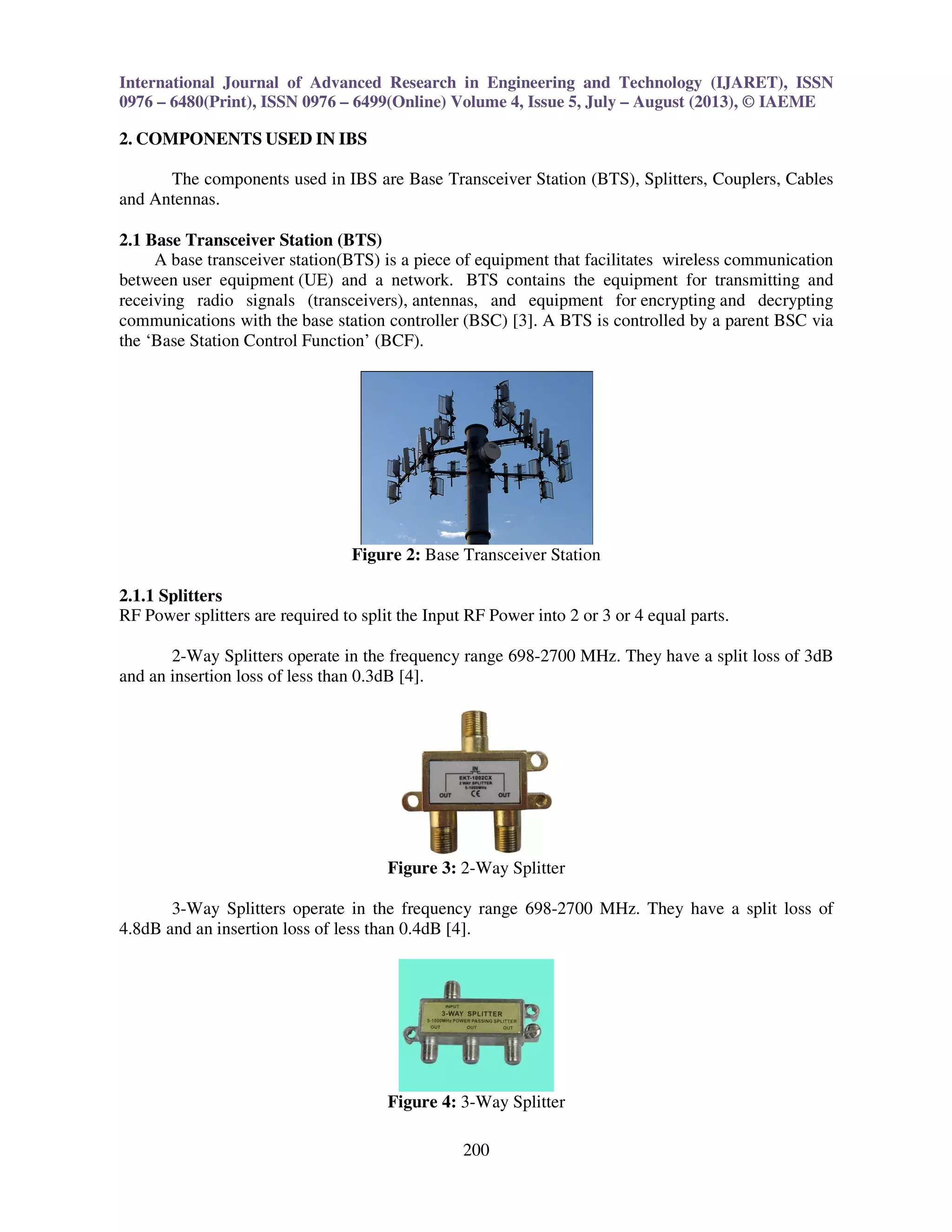 In building solutions ibs using distributed antenna system | PDF