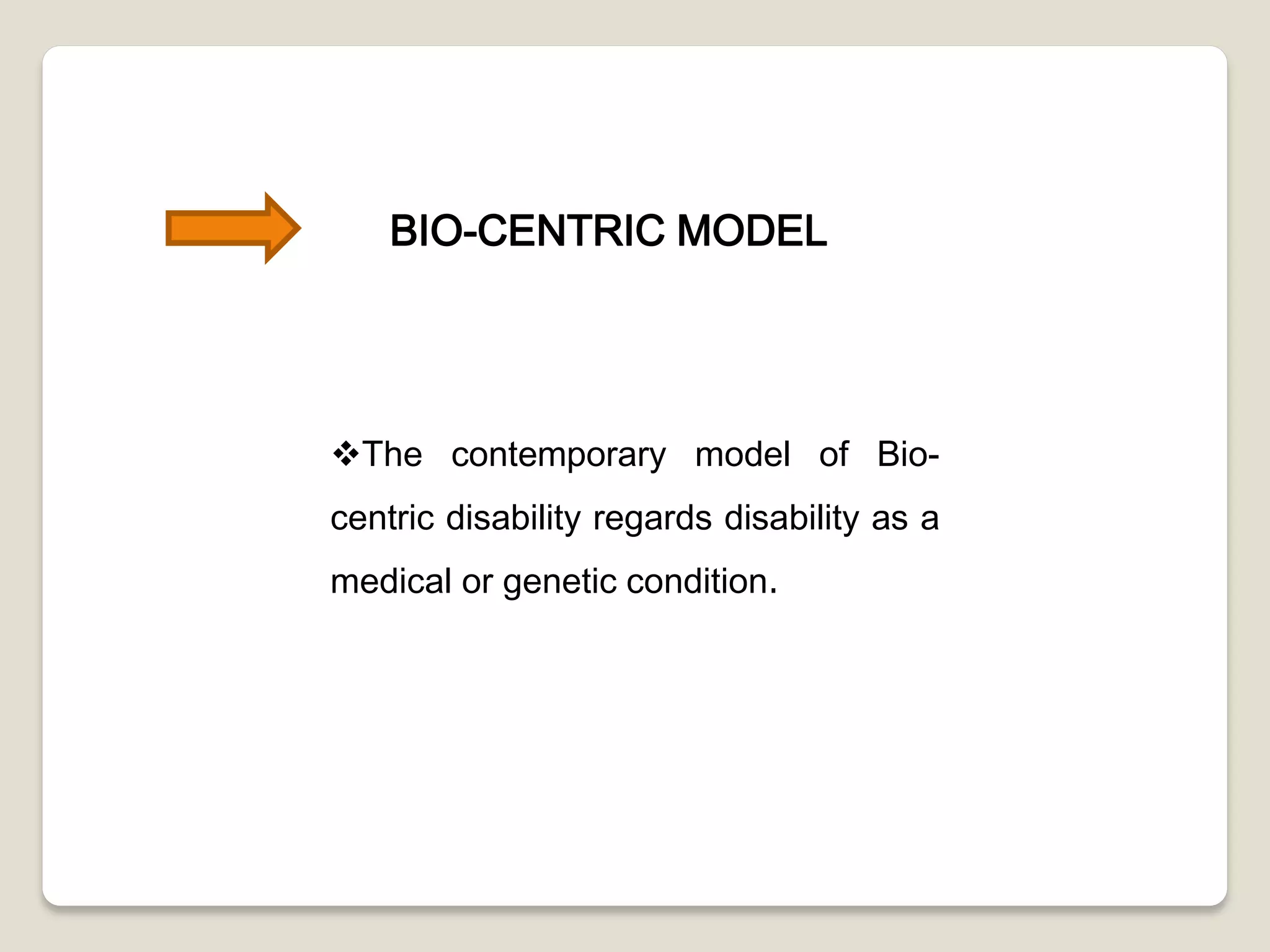 MODELS OF DISABILITY APROACHES | PDF