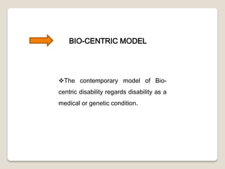 MODELS OF DISABILITY APROACHES | PDF
