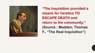 INQUISITION: MYTHS AND FACTS APOLOGETICS | PPTX