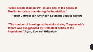 INQUISITION: MYTHS AND FACTS APOLOGETICS | PPTX