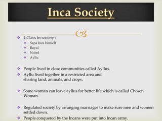 Inca Social Structure