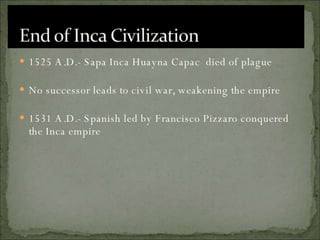 Inca Civilization | PPT