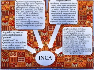 Kabihasnang Inca | PPTX