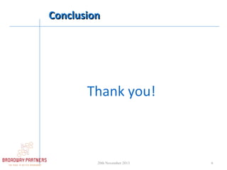 Michael Armitage - Broadway Partners: Hammers & Toolboxes | PPT