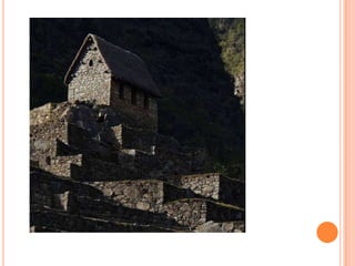Inca Houses With Thatched Roof