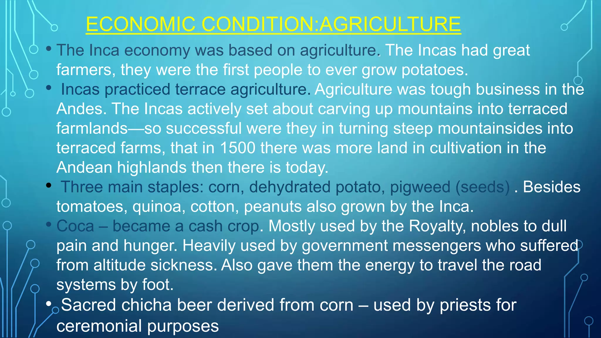 Inca Civilization: It's Socio-Political and Cultural Aspects | PPTX