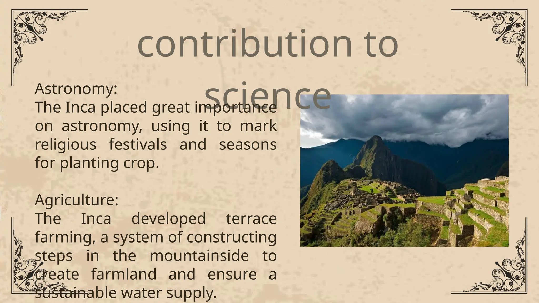incan civilization powerpoint presentation | PPTX