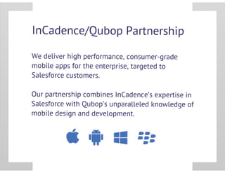 Incadence_Qubop Salesforce Mobile | PDF