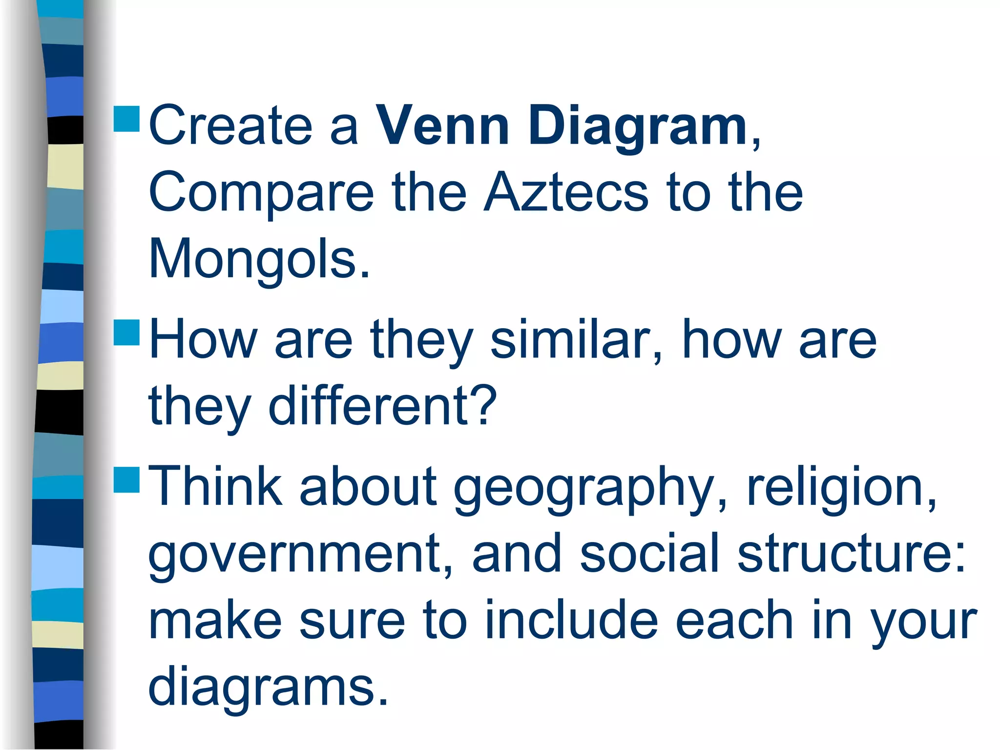 AMERICAN CIVILIZATIONS: INCA, MAYA AND AZTEC | PPT