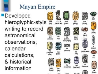 AMERICAN CIVILIZATIONS: INCA, MAYA AND AZTEC | PPT
