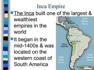 AMERICAN CIVILIZATIONS: INCA, MAYA AND AZTEC | PPT