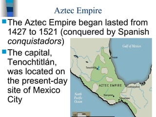 AMERICAN CIVILIZATIONS: INCA, MAYA AND AZTEC | PPT