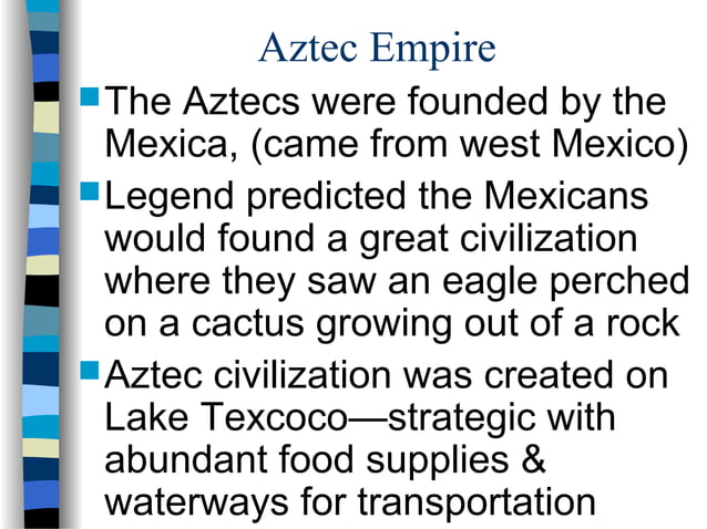 AMERICAN CIVILIZATIONS: INCA, MAYA AND AZTEC | PPT
