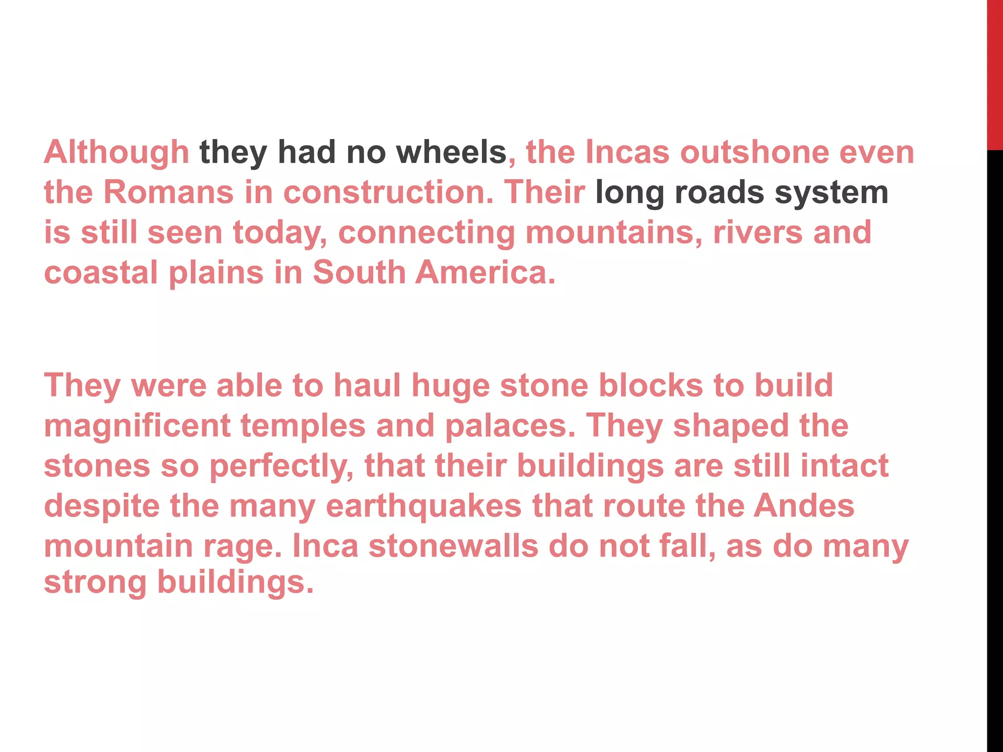 Ancient Civilizations : Inca | PPTX