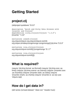 Practical Magic with Incanter | PDF