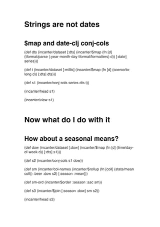 Practical Magic with Incanter | PDF