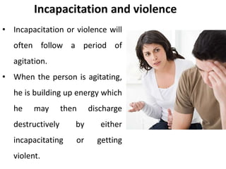 Incapacitation and violence - Passive behaviors - Discounting ...