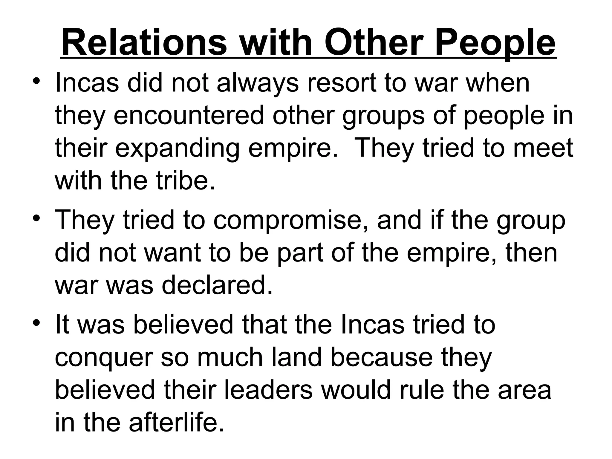 Inca powerpoint presentation 26 | PPT | Religion & Spirituality