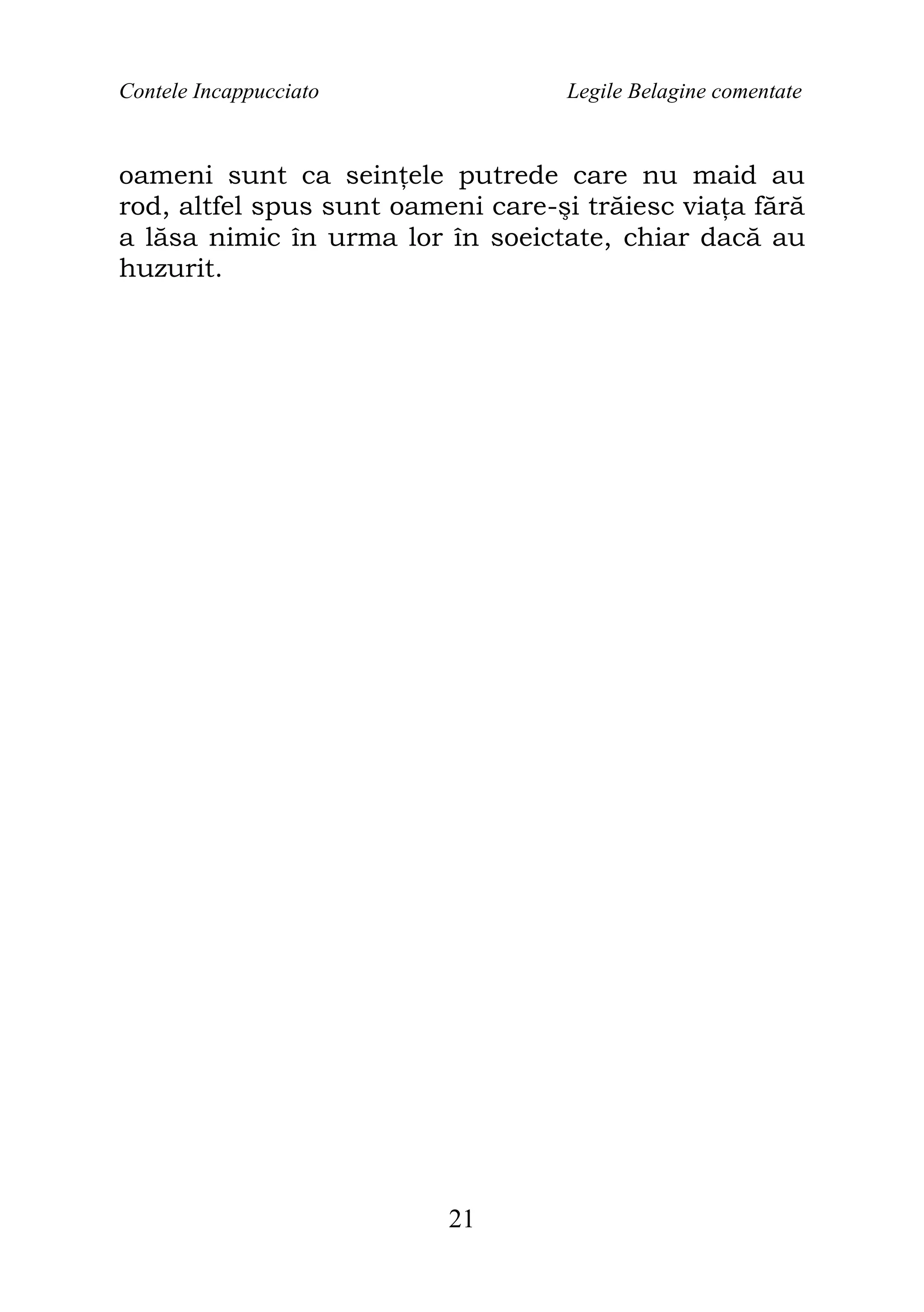 Incapucciato legile belagine comentate - v.1.0 | PDF