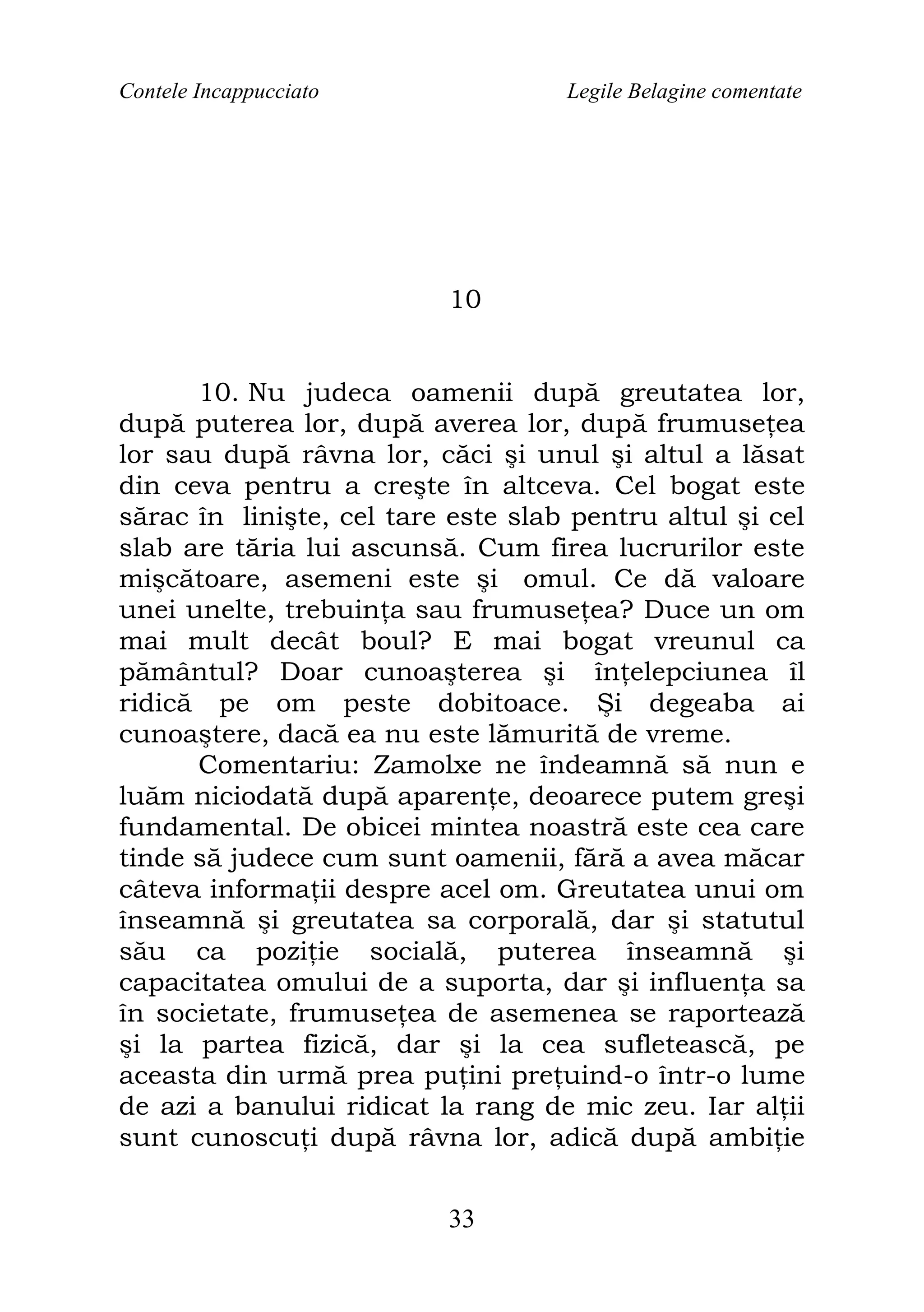 Incapucciato legile belagine comentate - v.1.0 | PDF