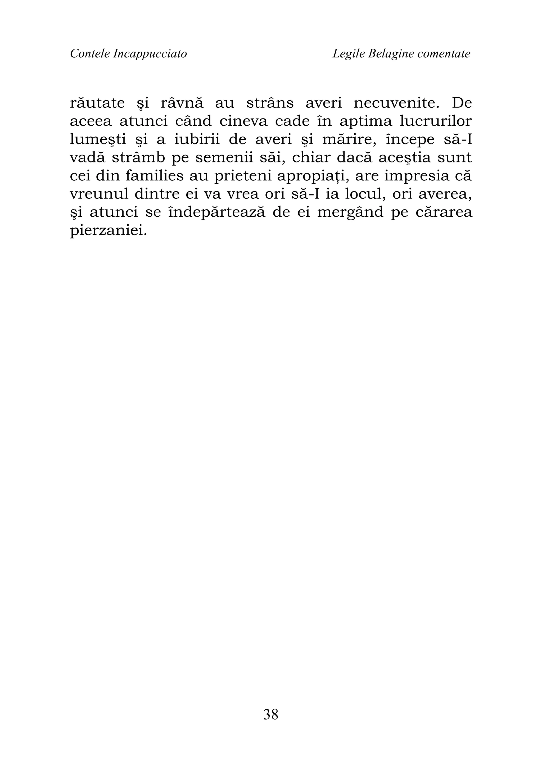 Incapucciato legile belagine comentate - v.1.0 | PDF