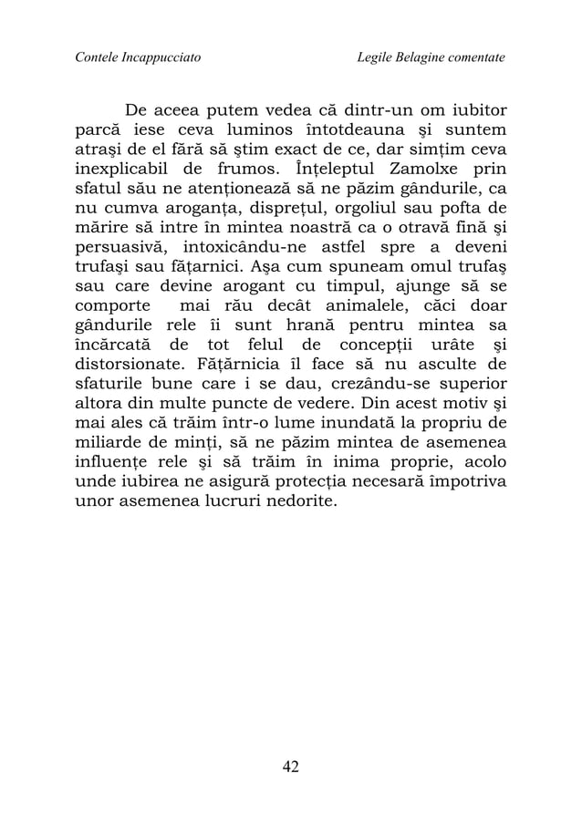 Incapucciato legile belagine comentate - v.1.0 | PDF