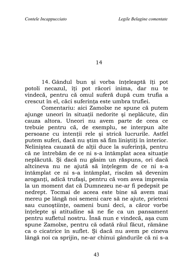 Incapucciato legile belagine comentate - v.1.0 | PDF