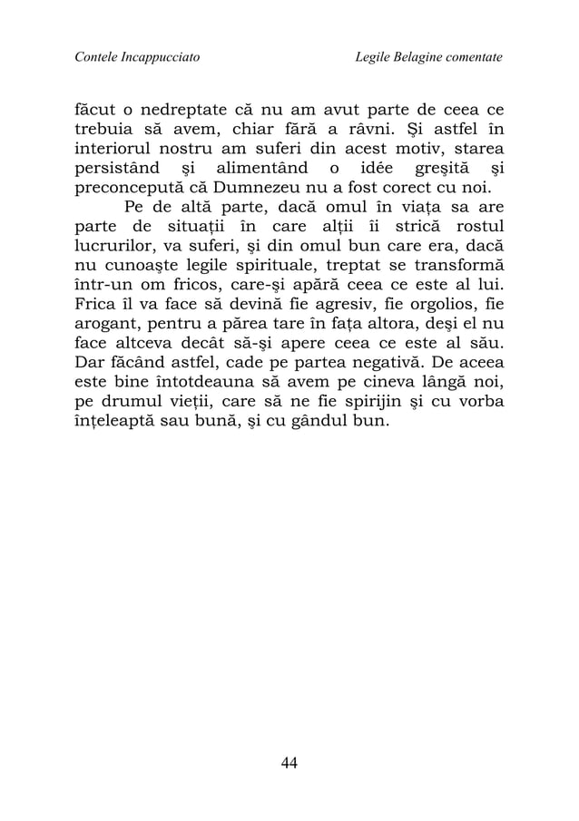 Incapucciato legile belagine comentate - v.1.0 | PDF