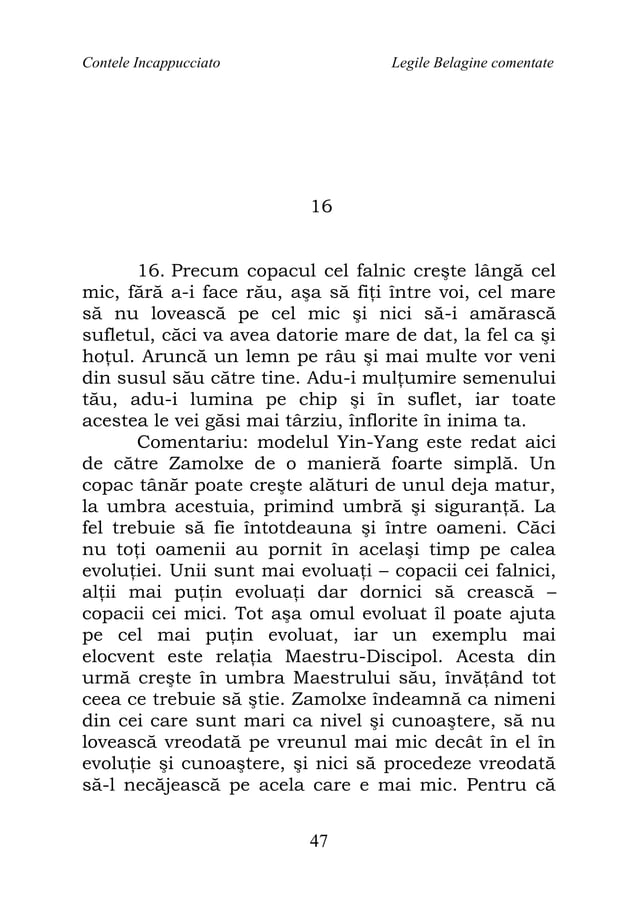 Incapucciato legile belagine comentate - v.1.0 | PDF
