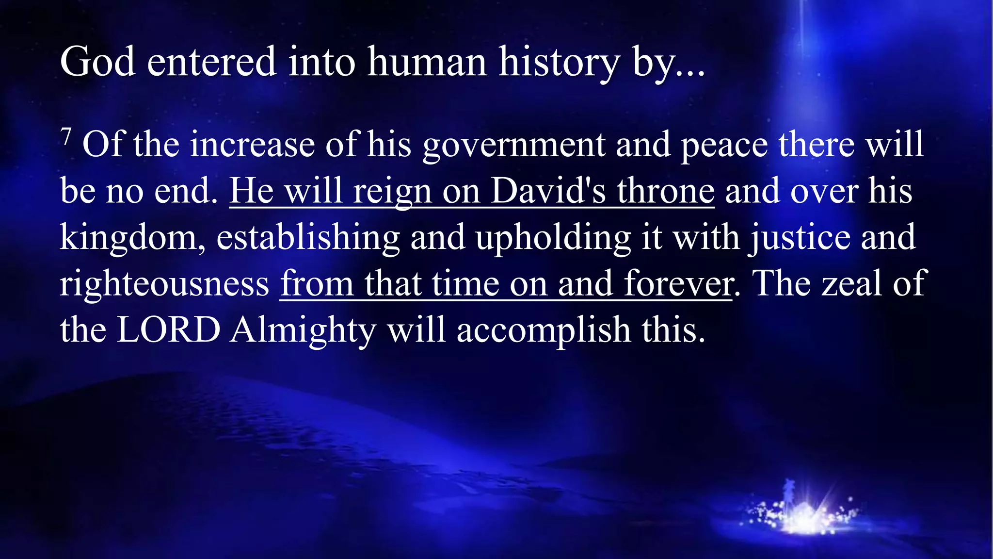 Incarnation: God Enters Human History | PPTX