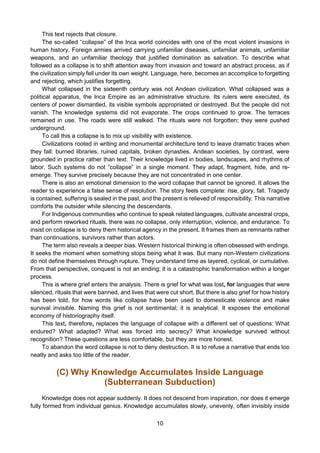 The Incas Beyond Empire and Collapse: Language, Bodies, and the Andean ...