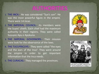 Incas empire | PPTX