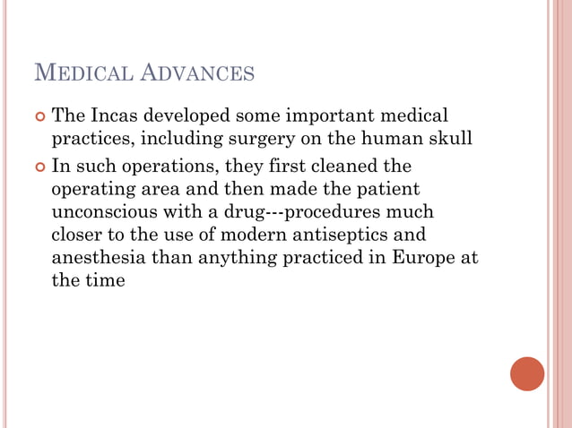 Incas overview | PPT