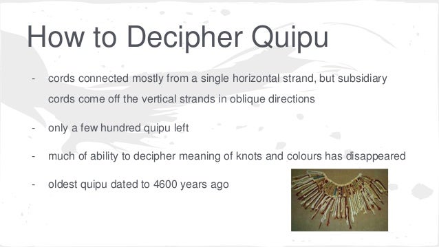 Quipus Meaning Quipu Definition World History