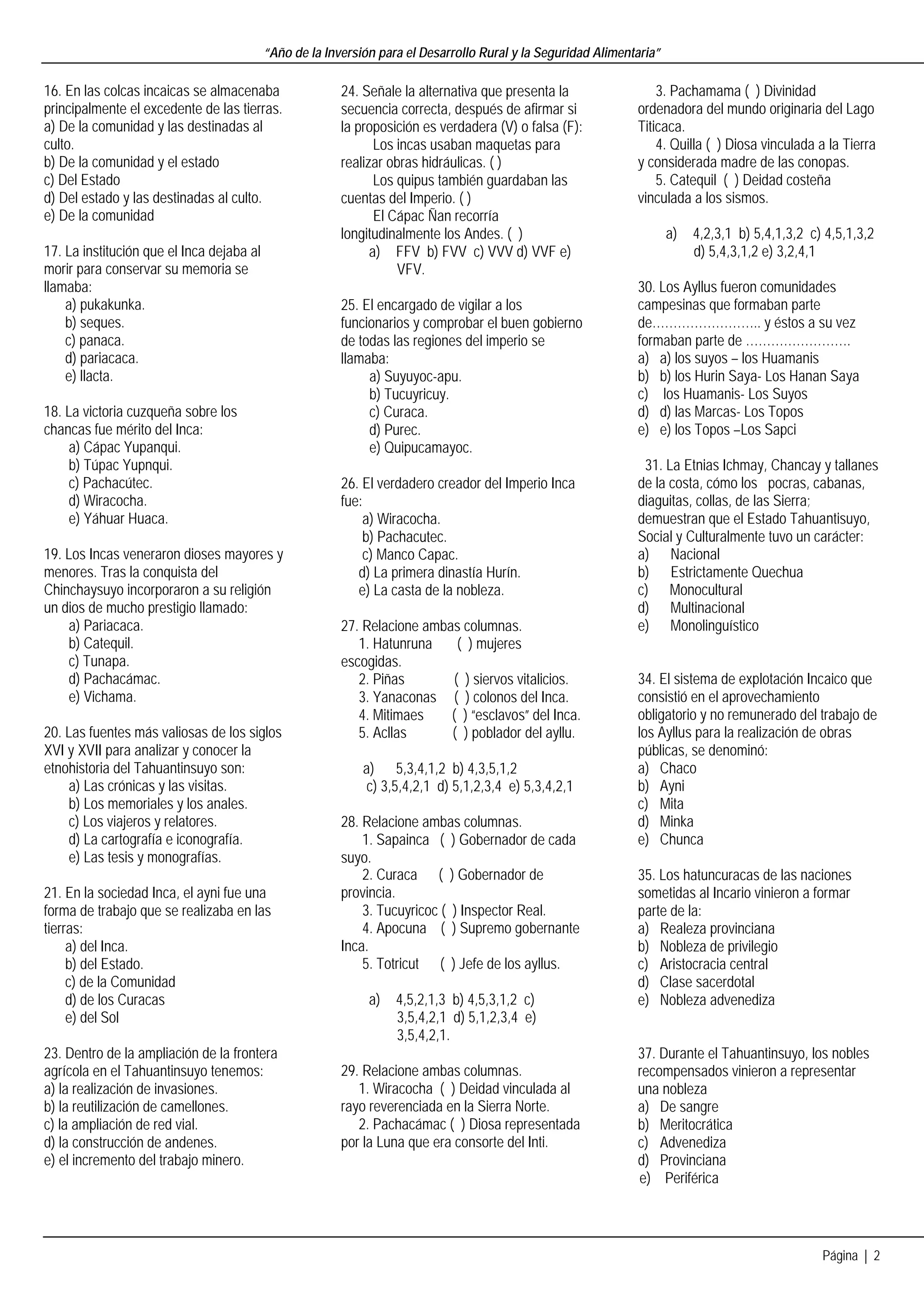 Incas ultimo | PDF