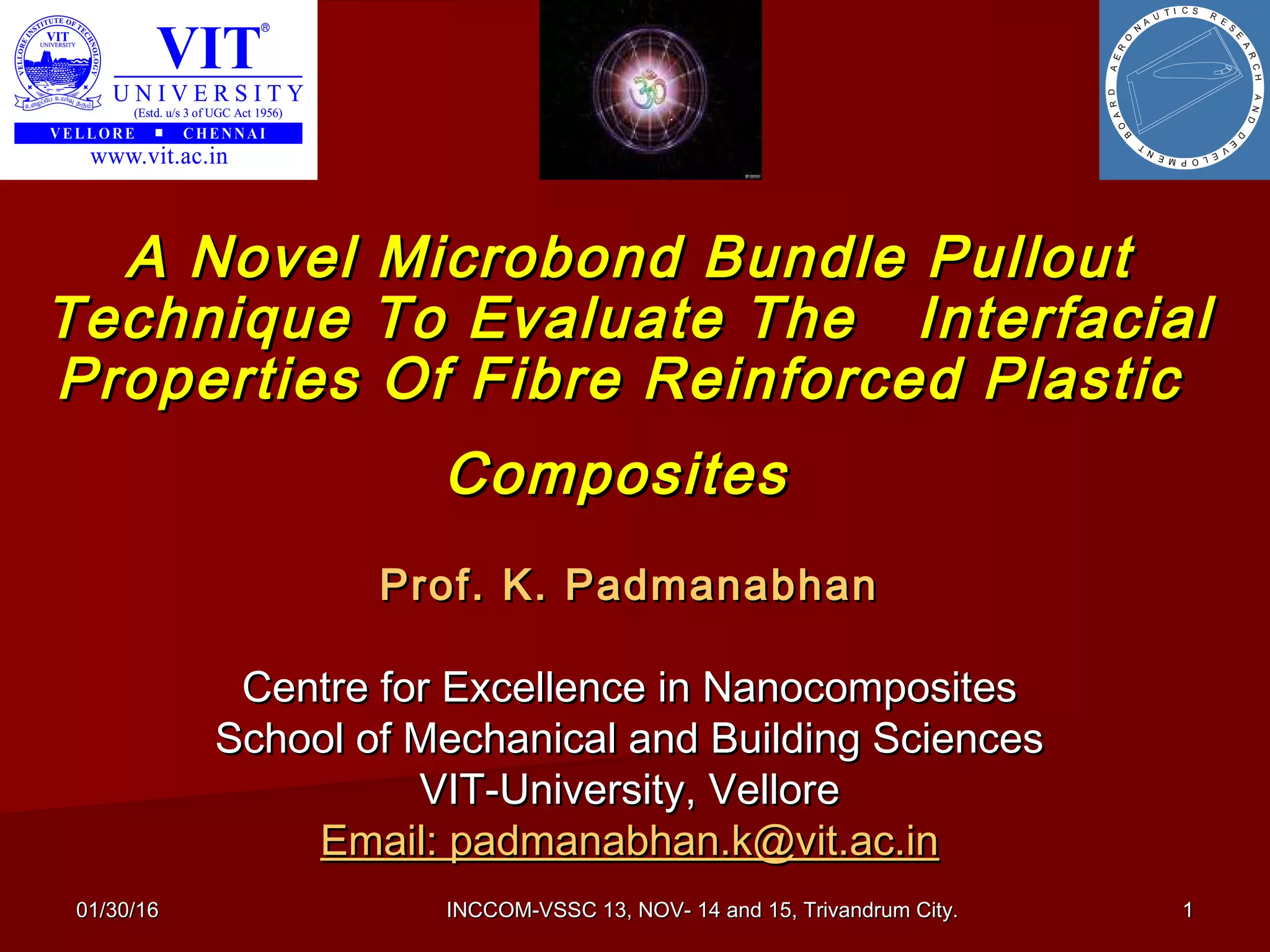 A novel microbond bundle pull out technique to evaluate the interfacial ...