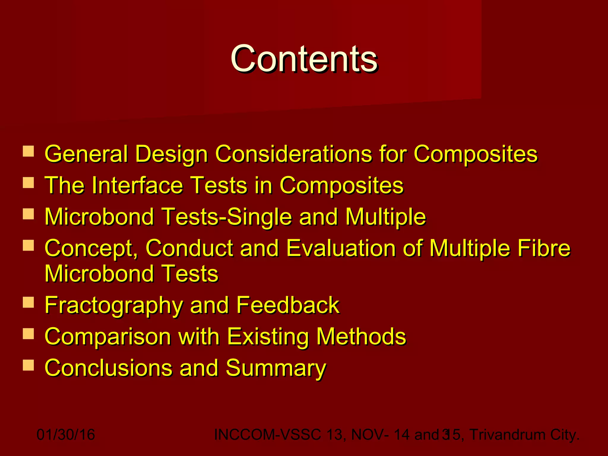 A novel microbond bundle pull out technique to evaluate the interfacial ...